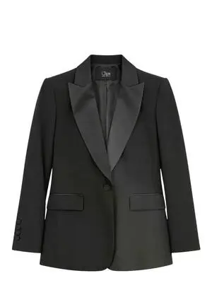 CLIPS Peak-lapel Jacket - Black