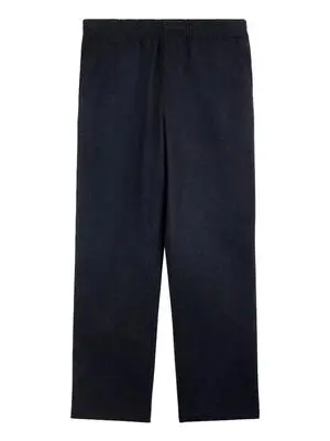 TOD'S Trousers In Wool Denim With Drawstring - Blue