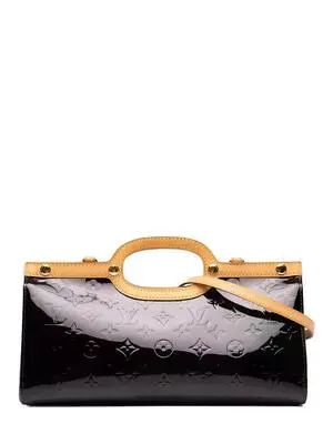 LOUIS VUITTON 2007 Monogram Vernis Roxbury Drive Satchel - Purple