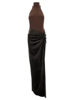 Andamane Jessie Halter Maxi Dress - Multicolor