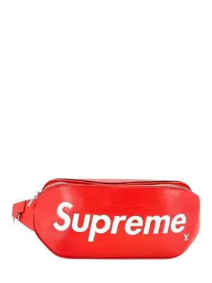 LOUIS VUITTON Bum Bag Limited Edition Supreme Epi Leather Belt Bag - Red