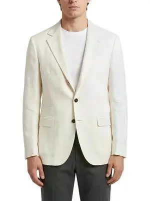 Brunello Cucinelli Notched-lapels Single-breasted Blazer - Neutrals