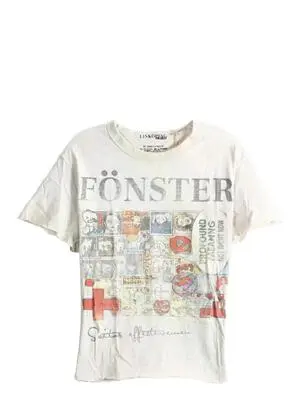 SAITOS Fonster Raw-cut T-shirt - Grey