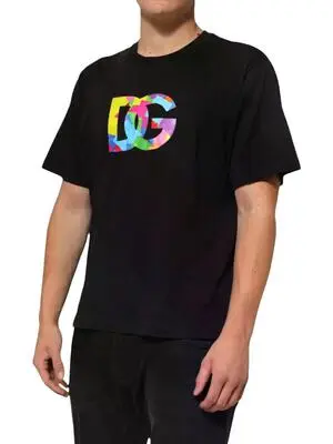 Dolce & Gabbana Dg Logo-print T-shirt - Black