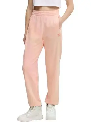 Adidas Essentials Three-stripe Track Pants - Pink