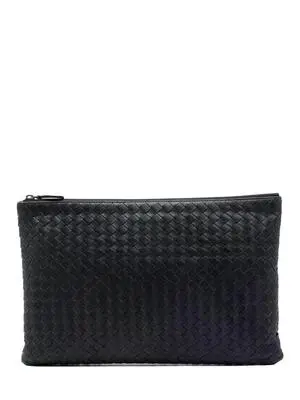 Bottega Veneta 2012-2026 Nappa Intrecciato Clutch Bag - Black