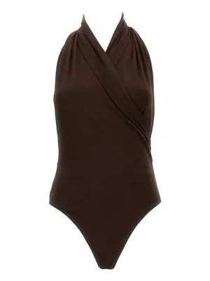 Andamane Vina Halter Neck Bodysuit - Multicolor