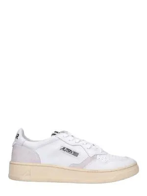AUTRY Perforated Low-top Sneakers - White