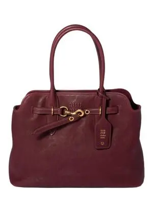 Miu Miu Aventure Nappa Leather Bag - Amaranth