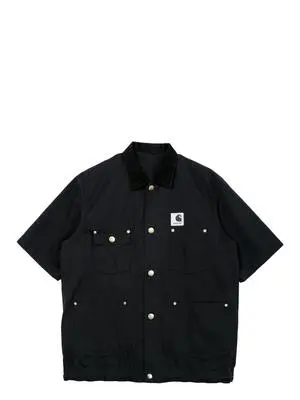 Sacai X Carhartt Wip Duck Shirt - Black