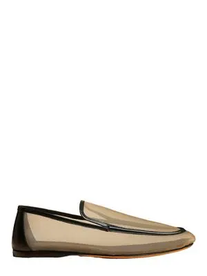 Khaite The Alessia Mesh Loafers - Nude