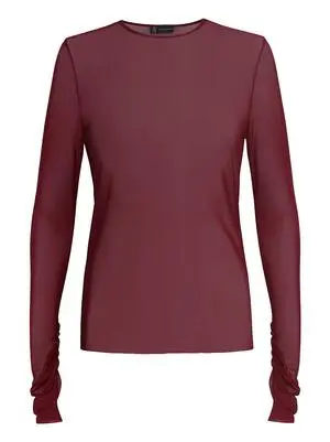 AUDREY VALLENS Mesh Top - Red