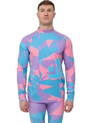 OOSC Baselayer Top Del Mar - Pink And Blue