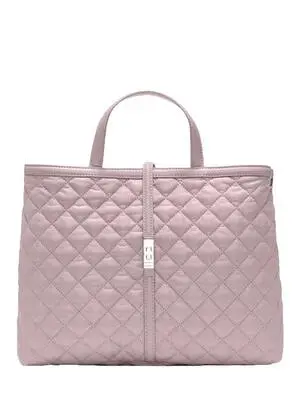 Mz Wallace Medium Astor Leather Trim Top Handle Tote - Quail