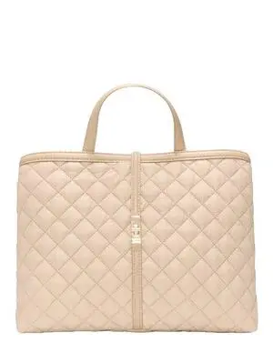 Mz Wallace Medium Astor Leather Trim Top Handle Tote - Sand