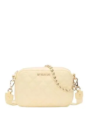 Mz Wallace Mini Crosby Quilted Nylon Crossbody Bag - Chamomile