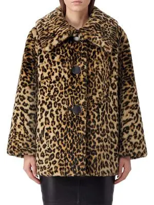 Givenchy Fur Coat - Brown