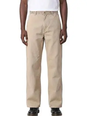 A.p.c. Dan Wide-leg Cotton Denim Jeans With Mid-rise Waist Mastic