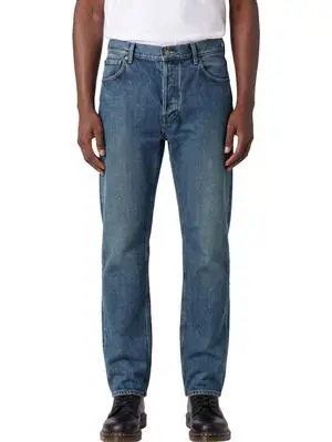 THE ROW Mid-rise Straight Leg Jeans In Cotton Denim With Five Pockets - Blue