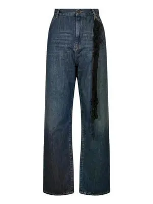DARKPARK Lisa Fringed Faded Jeans