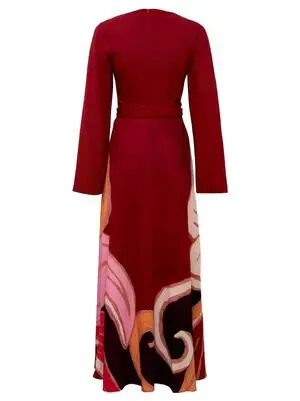 ACLER Lindon Cowl-neck Midi Dress
