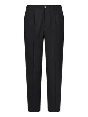 BRIGLIA 1949 Portofino Pleated Trousers - Black