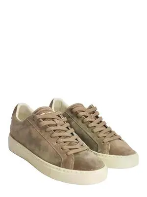 CRIME LONDON Superlight Suede Low-top Sneakers - Neutrals