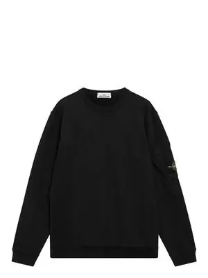 Stone Island Logo-patch Sweater Black
