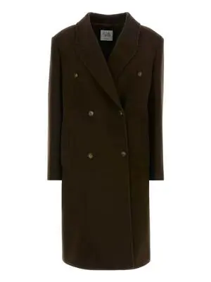 LE SULLY STUDIO Double-breasted Coat - Brown