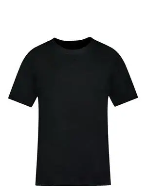 3.PARADIS Embroidered T-shirt - Black