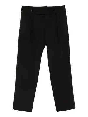 HOSIO Pleated Straight-leg Trousers