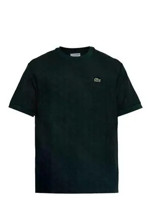 Lacoste Monogram-pattern T-shirt - Green