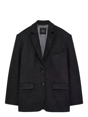 ANINE BING Quinn Blazer - Dark Grey