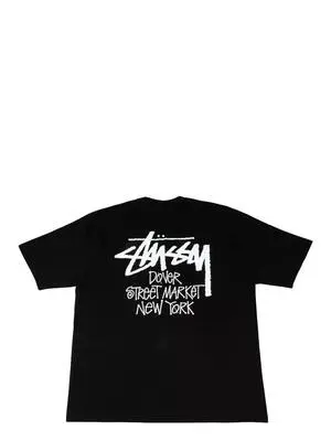 StÜssy Dover Street Market New York Logo-print T-shirt - Black