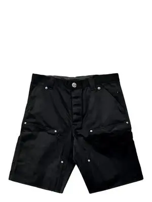 Chrome Hearts Double-knee Carpenter Shorts - Black