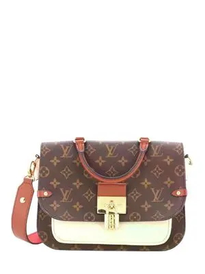 LOUIS VUITTON Vaugirard Handbag Monogram Canvas With Leather Satchel - Neutrals