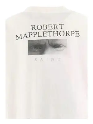 SAINT MXXXXXX Robert Mapplethorpe-print T-shirt - Neutrals