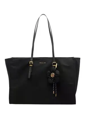 Michael Kors Medium Zadie Nylon Tote Bag - Black