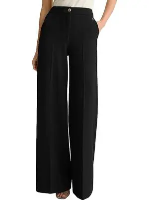 St. John Wide Leg Pants - Black
