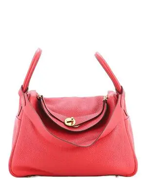 Hermès 30 Lindy Bag Clemence - Red