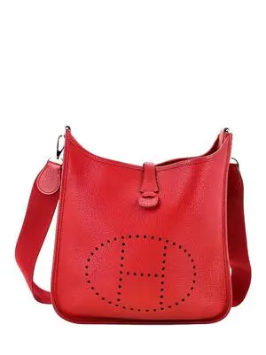 Hermès Pm Evelyne Bag Gen Iii Clemence - Red
