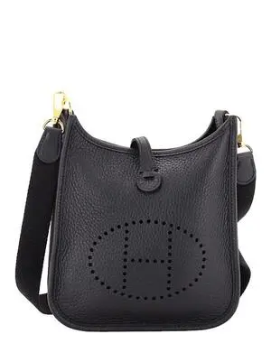Hermès Tpm Evelyne Bag Gen Iii Clemence - Black