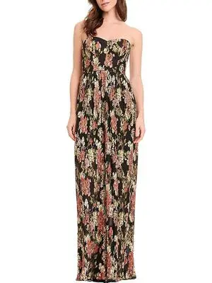 Dress The Population Audrina Strapless Dress - Black Multi