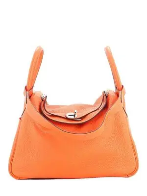 Hermès 30 Lindy Bag Clemence - Orange