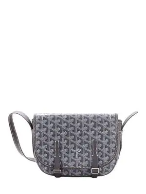 Goyard Pm Belvedere Messenger Bag Coated Canvas - Gray