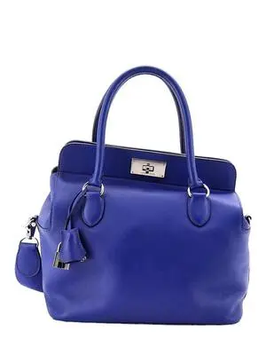Hermès 26 Toolbox Bag Swift - Blue