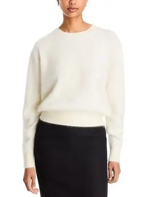 TOCCIN Talullah Cashmere Crewneck Sweater - Ivory