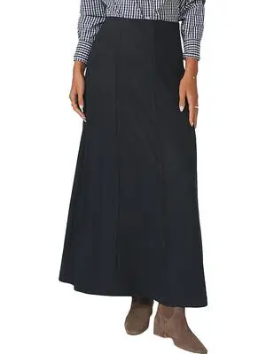 POINT Panel Maxi Skirt Navy
