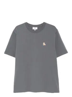Maison Kitsuné Chillax Fox Cotton T-shirt - Grey
