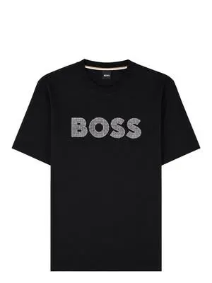 BOSS T-shirt Con Logo - Black